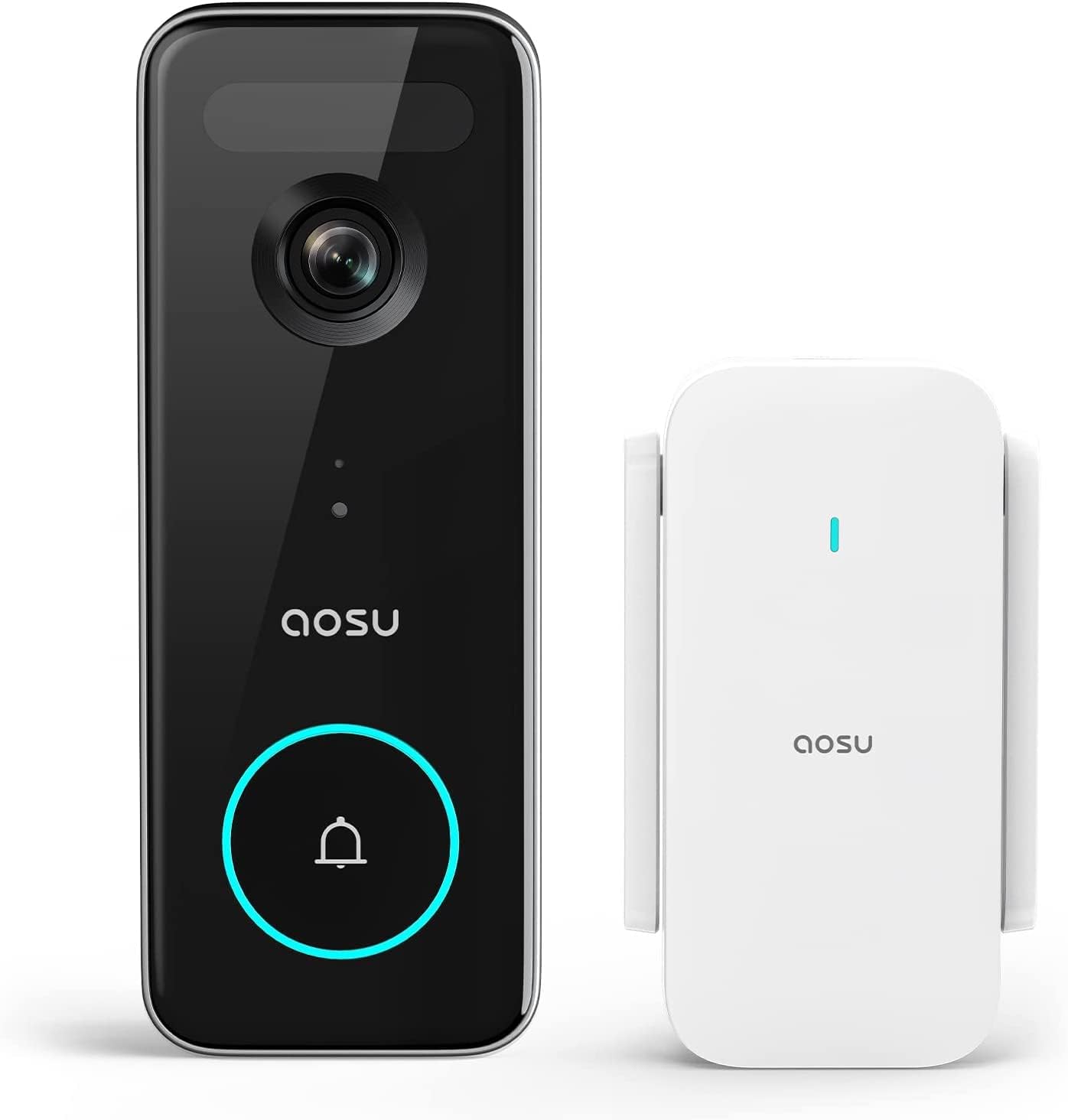 AOSU Doorbell Camera Wireless, 5MP Ultra HD, No Monthly Fee, Triple ...