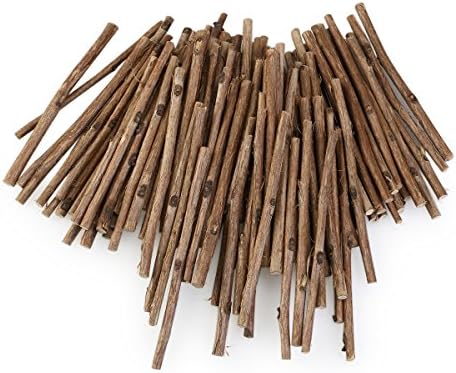 OULII Wood Sticks Log Sticks for DIY Crafts Photo Props 4inch Pack of ...