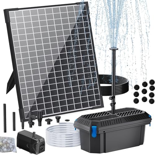 Amazon.com: POPOSOAP 25W Solar Water Pump with Pond Filter, Solar Pond ...