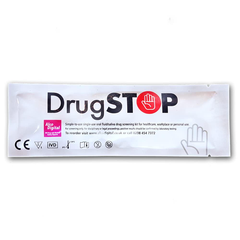 The Saliva Drug Test Kit - Oral Fluid Testing - 6 Drugs - Instant ...