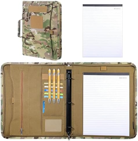 Amazon.com : Tactical Padfolio Binder with Aircraft Box and A4 Notepad ...