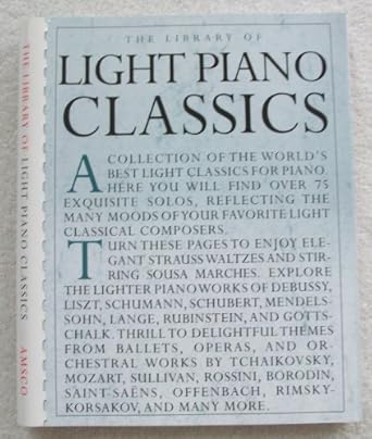 Buy The Library Of Light Piano Classics Book Online at Low Prices in ...