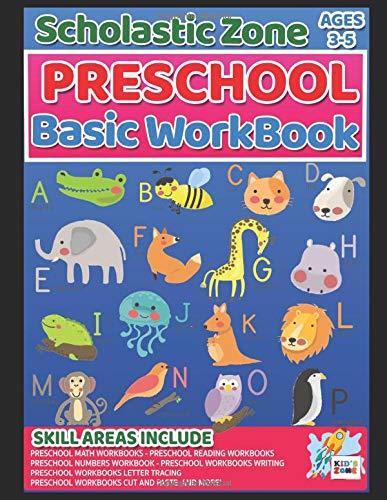 Buy Preschool Basic Workbook - Ages 3 - 5: Colors, Shapes, Numbers 1-10 ...