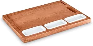 Tower, T847044, Multi-Purpose Chopping Board with Ceramic Bowls ...