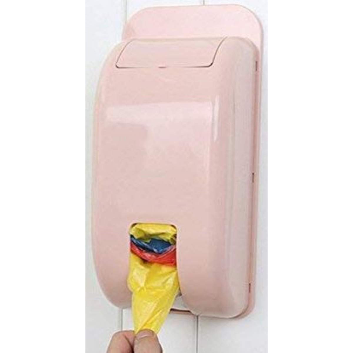 Istara Self Adhesive Wall Mounted Plastic Bag Holder Storage Box ...