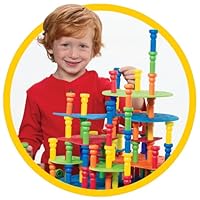 Buy Lauri Toys Lauri Tall - Stacker Pegs Building Set Online at Low ...