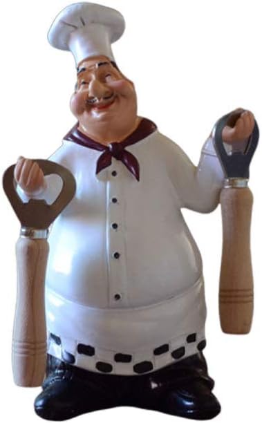 Amazon.com: Vintage Home Decor Chef Figurines Kitchen Decor Fat Chef ...