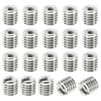 PATIKIL Thread Adapters Sleeve Reducing Nut, 20 Pcs M5x0.8 Male to M2x0 ...