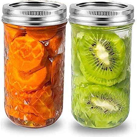 Buy STAR WORK Transparent Square Cube Glass Jars and Container with ...