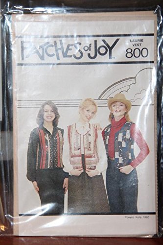 Patches Of Joy 800 - Laurie Vest - Patchwork Pattern/Sewing ...