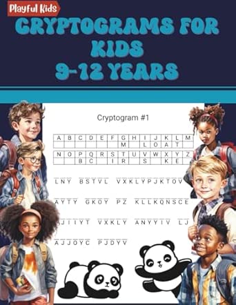 Amazon.com: Cryptograms for Kids 9-12 Years: General Knowledge Fun Fact Puzzles. A great way to ...