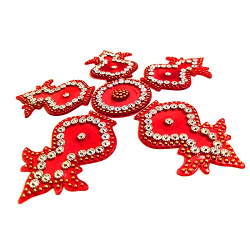Buy Buyent Kalash Acrylic Rangoli Set for Diwali Rangoli Stickers for ...