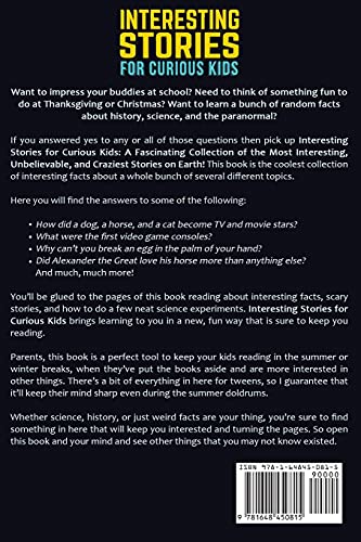 Snapklik.com : Interesting Stories For Curious Kids: A Fascinating ...