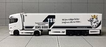 Amazon.co.jp: 1/87 Herpa Scania Cs 20 HD Refrigerator Box Semi Trailer ...