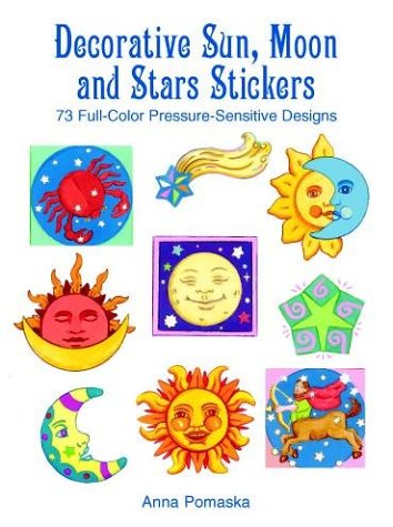 Decorative Sun, Moon and Stars Stickers | Amazon.com.br
