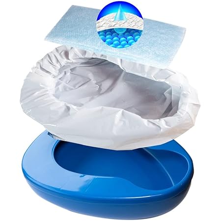 Amazon.com: ONEDONE Bedpan for Elderly Females Heavy Duty Bed Pans for ...