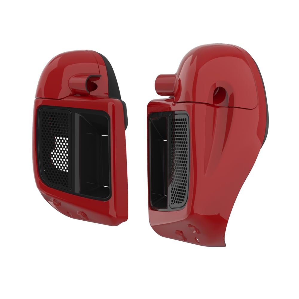 Moto Onfire Billiard Red Lower Fairings, Road Glide Fairing Kit, Street ...