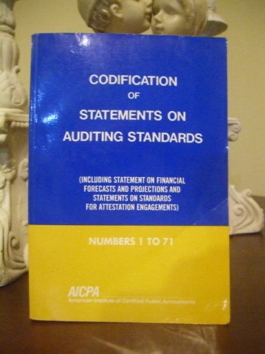Codification of Statements on Auditing Standards (Including Statement ...