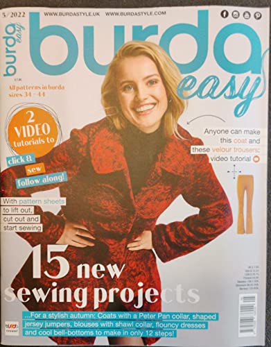 Buy Burda Style Easy Magazine May 2022 Sewing Projects Online at ...