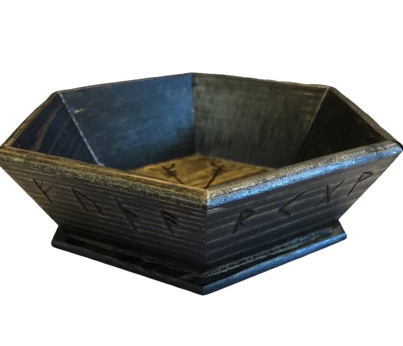 Amazon.com: Helm Of Awe Offering Bowl Hexagon Aegishjalmur Helm Of ...
