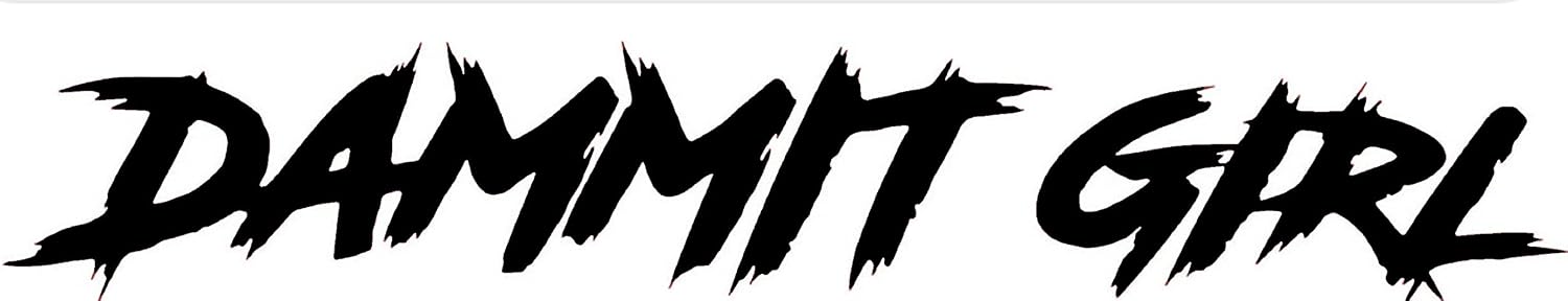 Amazon.com - Cartat2s Dammit Girl Vinyl Decal | Latina Chica ...