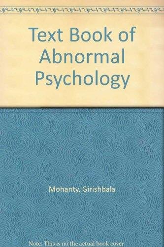 Amazon.in: Buy A Textbook of Abnormal Psychology and Behaviour ...