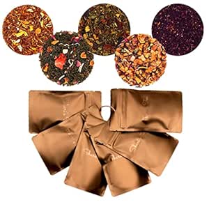 Amazon.com : Shari's Tea To Go - Miami Tea Kit / Sampler, Five Loose ...