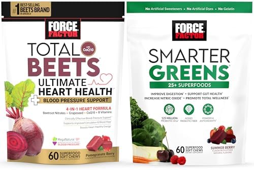 Amazon.com: Bundle of Force Factor Total Beets Ultimate Heart Health ...