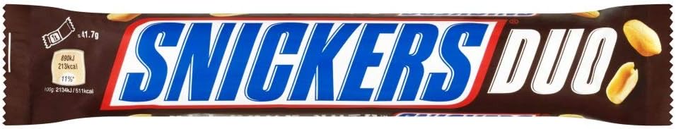 Snickers Duo 834g x32 x1 Snickers is Jam-Packed with Milk Chocolate ...