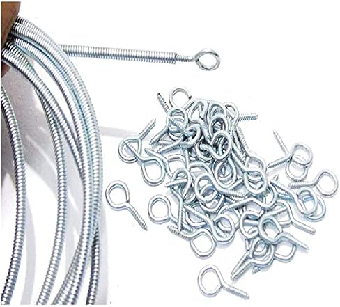 Aurora Steel Curtain Spring Wire for Window and Door - Set of 6 pcs ...