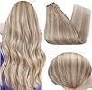 Amazon.com : Full Shine 18 Inch Sew In Hair Extensions Real Human Hair ...