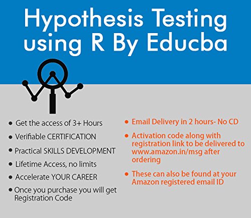 Hypothesis Testing using R By EduCBA ( Email Delivery in 2 hours - No ...