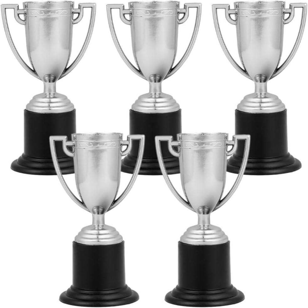 Amazon.com: 5pcs Mini Trophy Models Award Trophy Cups Plastic Trophy ...