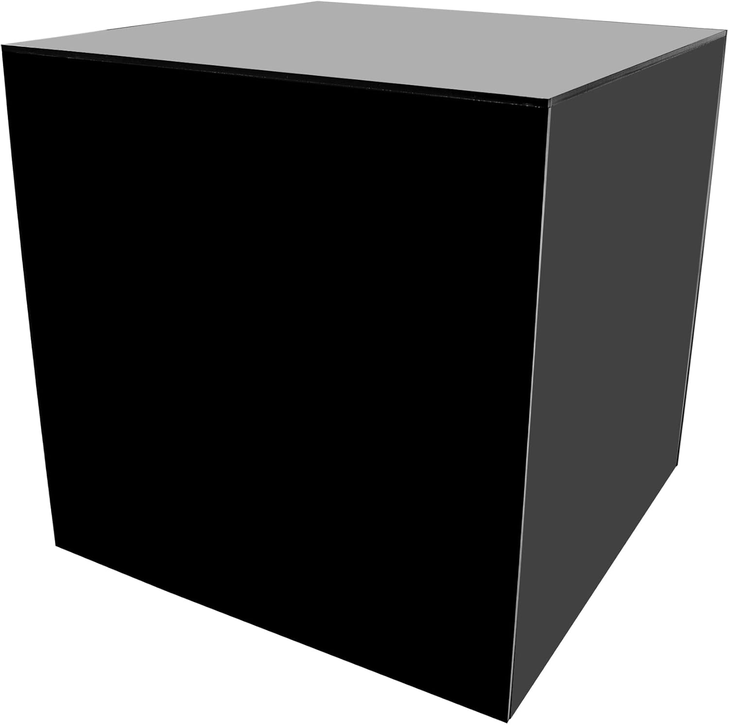 Amazon.com: Marketing Holders Display Cube 10" x 10" x 10" Glossy Black ...