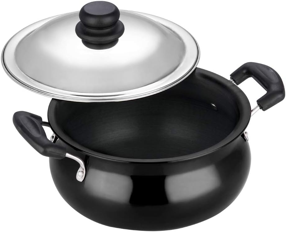 Amazon.com: Hawkins Futura 12 Litre BigBoy Biryani Handi, Non Stick Pot ...