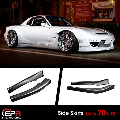 Buy For MAZDA RX7 FD RB Side Skirts Carbon Fiber Modified Tuned Tuning ...
