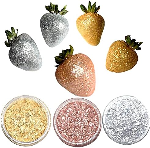 Amazon.com: Edible Gold Leaf, Gold Leaf Cake Decoration Gold Flakes ...