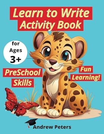 Amazon.com: Learn to Write Activity Book for Preschool and Kindergarten ...