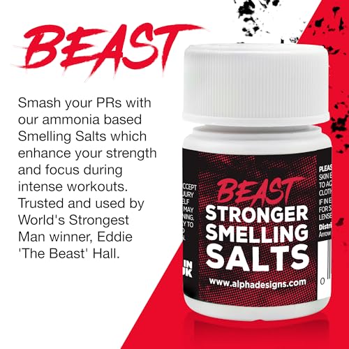 Alpha Designs | ‘Beast’ Stronger Smelling Salts | Used by Weightlifting ...