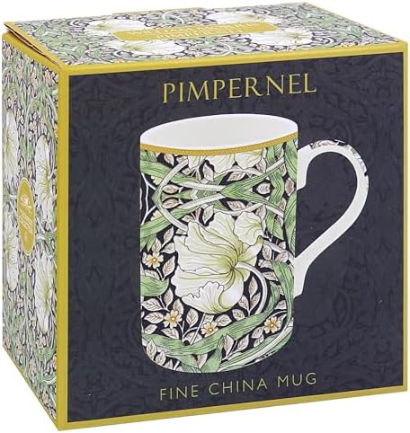 The Leonardo Collection William Morris Pimpernel Mug for Home & Kitchen ...