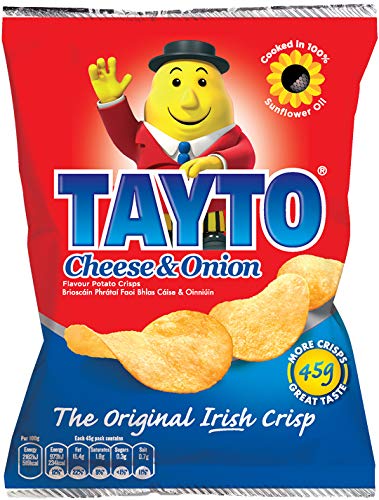 Amazon.com : Tayto Cheese & Onion 45g (1.6oz) 5 Pack : Grocery ...