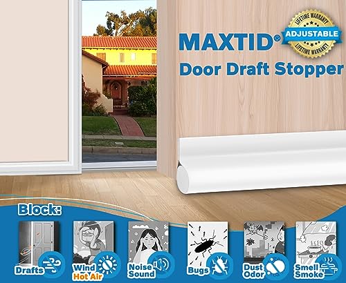 Snapklik.com : MAXTID Easy To Install Door Draft Stopper 32 Inch Door ...