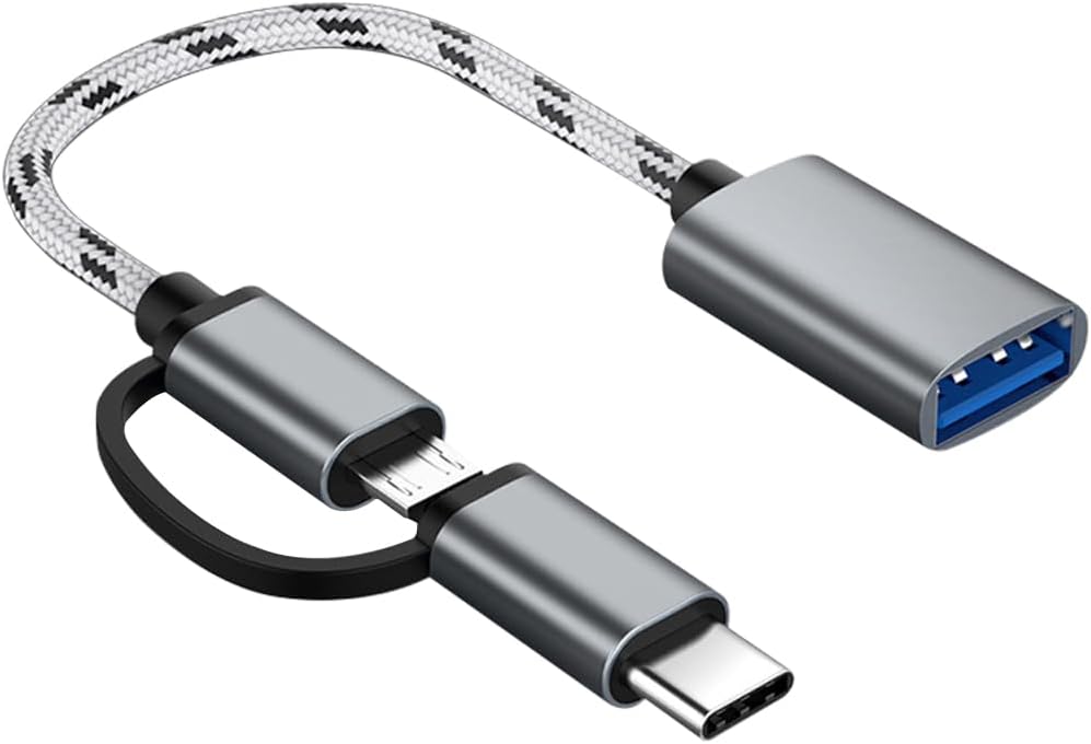 Amazon.com: Sooiiyu 2-in-1 USB C/Micro to USB 3.0 OTG Adapter, USB to ...