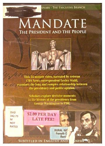 Amazon.com: Mandate: The President and the People Dvd! Sunnyland ...