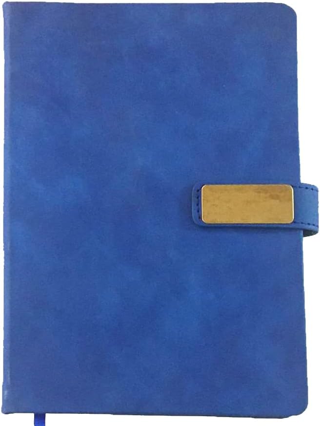 AccuPrints PU Journal Diary with Magnetic Lock Closure A5 Size and Pen ...