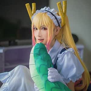 Amazon.com: AHJSN Miss Kobayashi's Dragon Maid Tohru Blonde Yellow ...