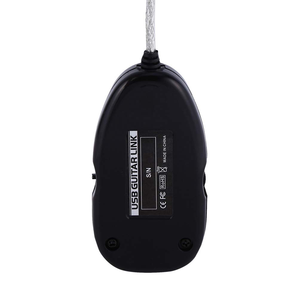 USB Guitar Link Cable Guitar to USB Interface Link Cable Audio Adapter ...