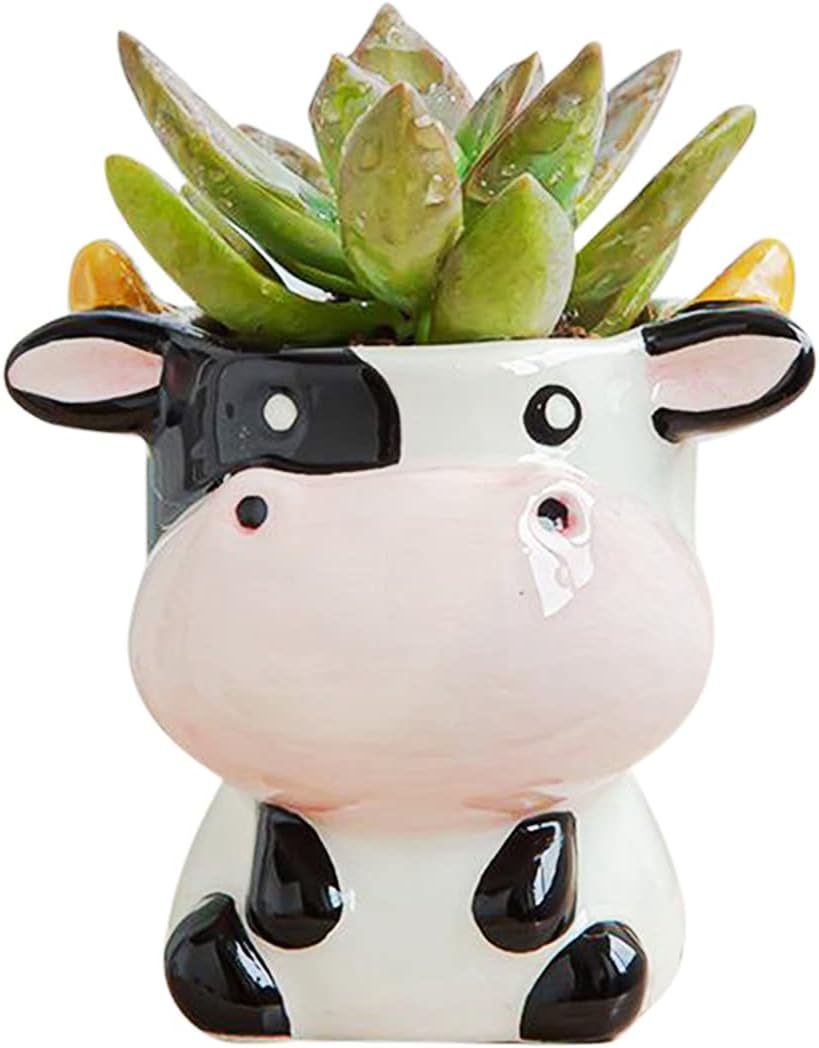 Amazon.com: Cosmos Gifts Fine Ceramic Country Barnyard Cow Candy Dish ...