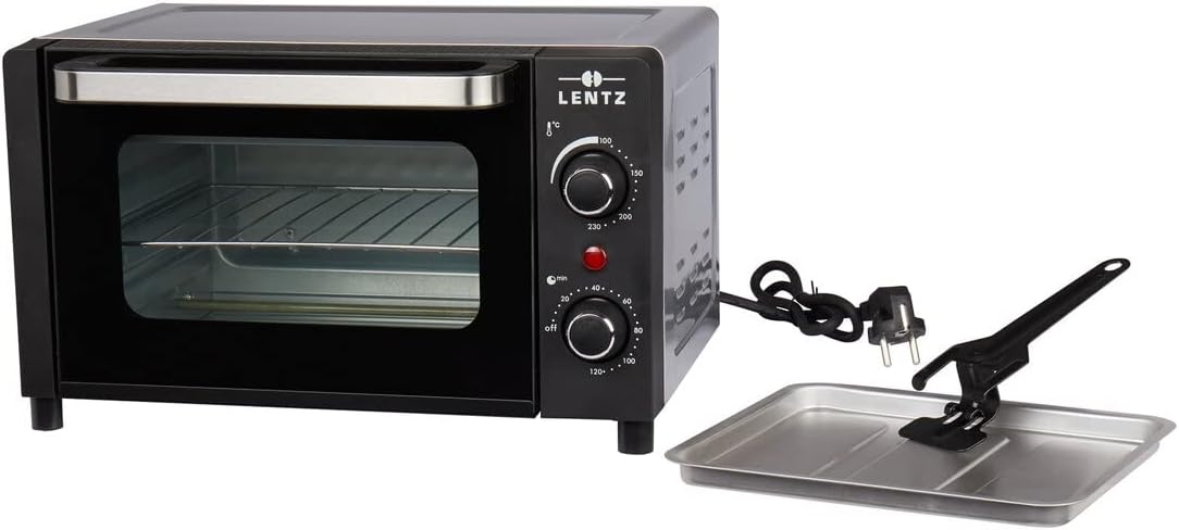Mini Oven 12 Litres 1050 Watt with Baking Tray Grill Timer and ...