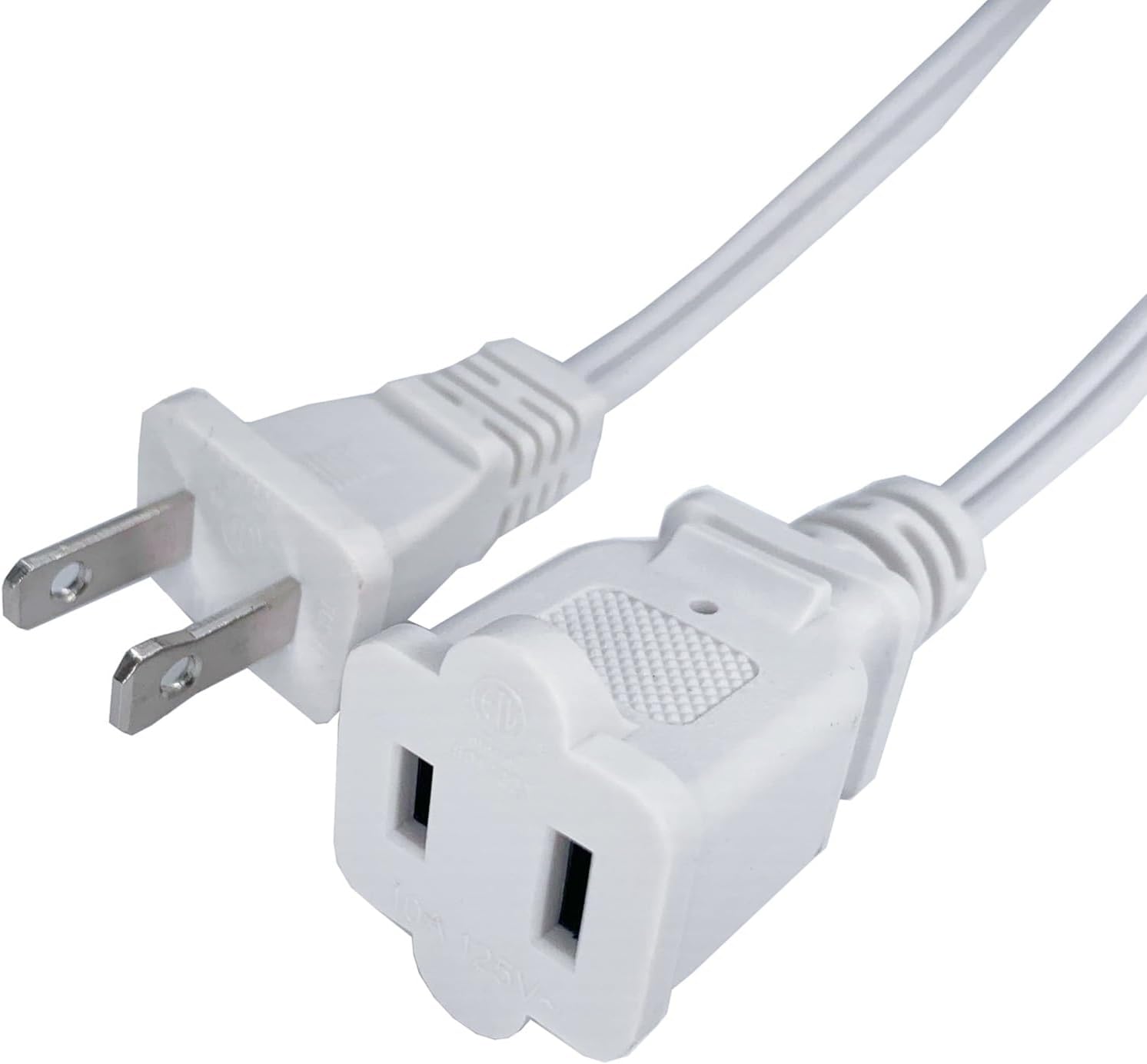Amazon.com: 2 Foot Extension Cord, Small White Extension Cord for ...